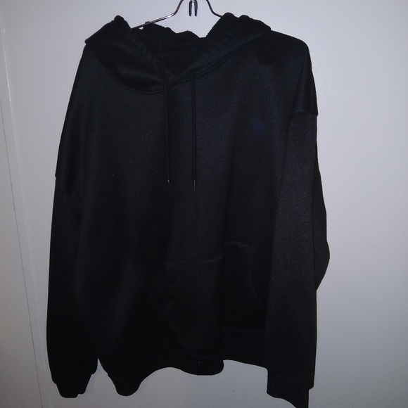 SHEIN | Sweaters | Nwot Shein 4xl Pull Over Black Hoodie W Kangaroo Pocket | Poshmark